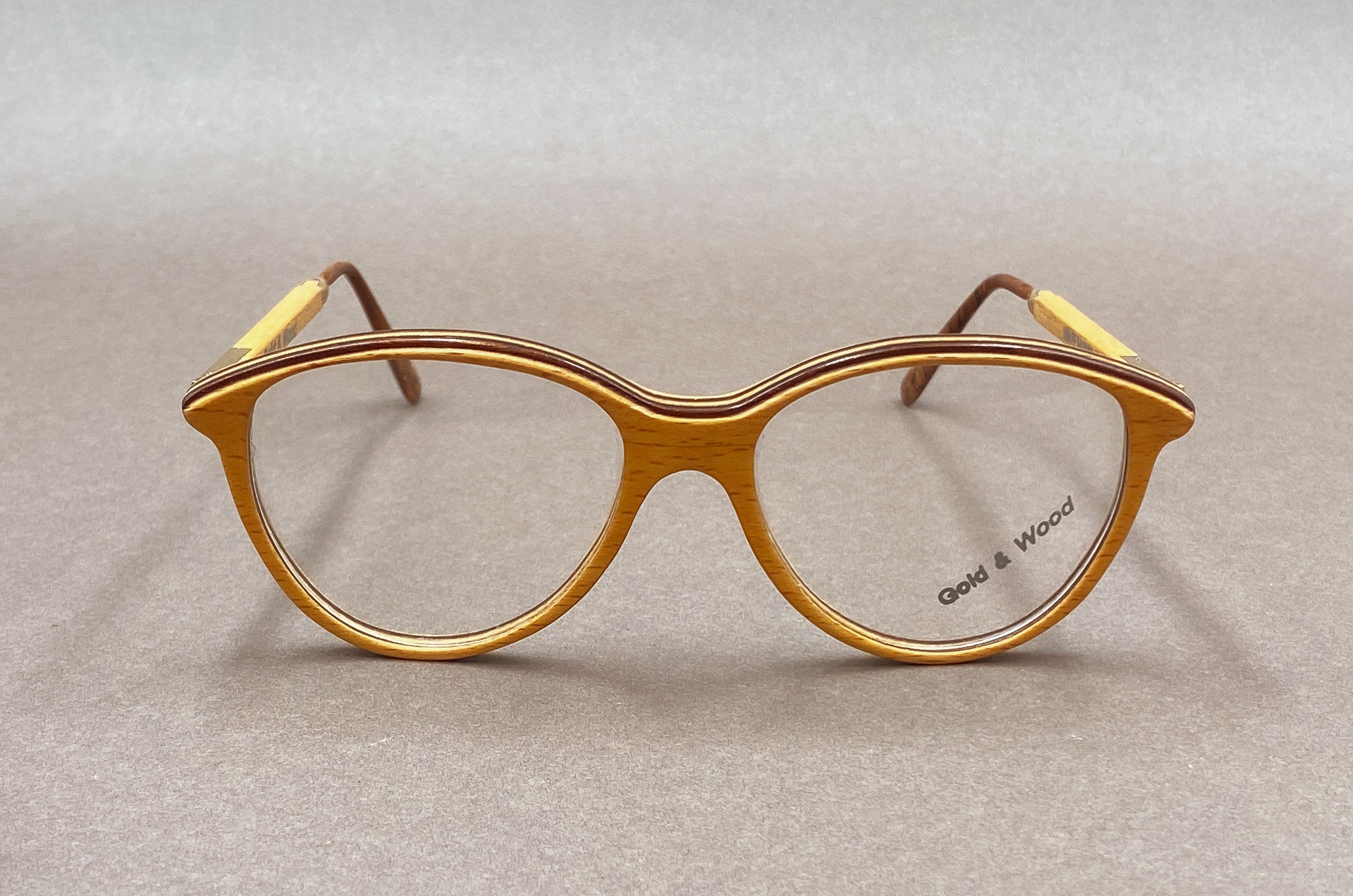 Gold & Wood 1084 PF 90s vintage glasses – The House of Iconic Frames